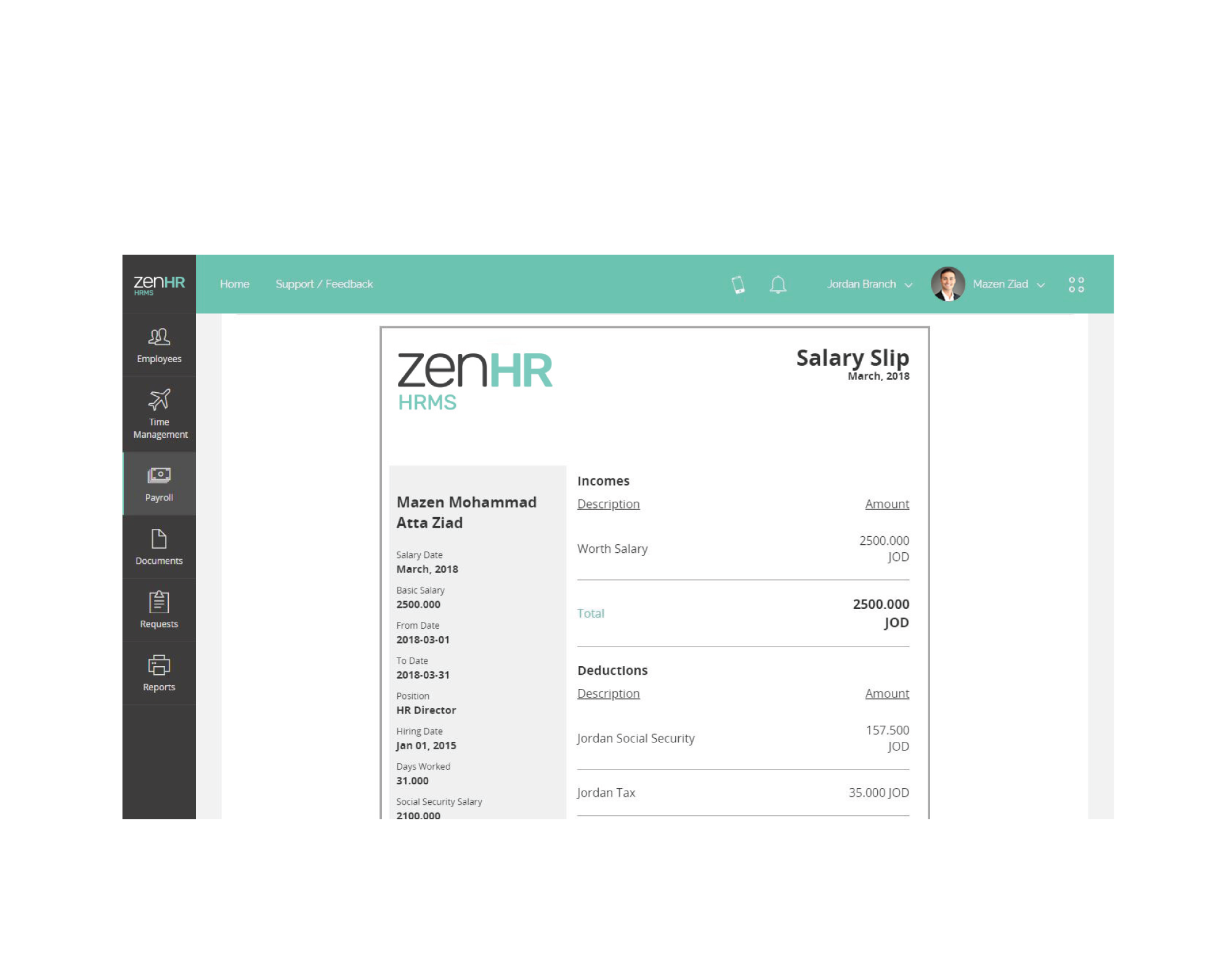 ZenHR | HR Software| HRIS | HRMS | HR System